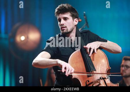 05.02.2020., Zagreb, Croatia - World-renowned cellist Luka Sulic held a ...