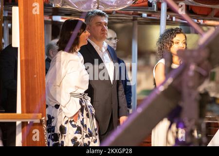 First Lady Sanja Music Milanovic, President of the Republic of Croatia ...