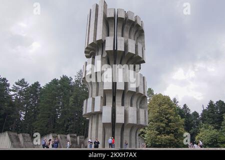 Monument to the Revolution, Kozara Stock Photo - Alamy