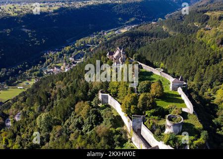 View of the Old Town Ostrozac, in Cazin, Bosnia and Herzegovina, on Sep ...