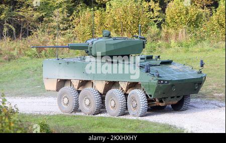 BOV Patria CRO 30 L armored combat vehicle display firing capabilities ...