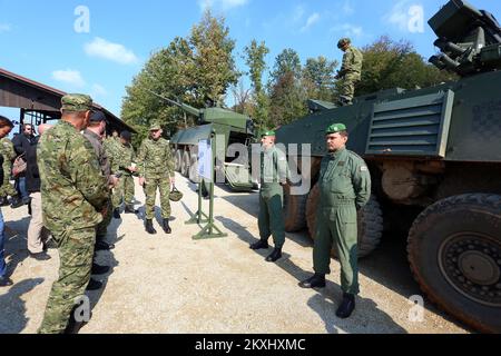 BOV Patria CRO 30 L armored combat vehicle display firing capabilities ...