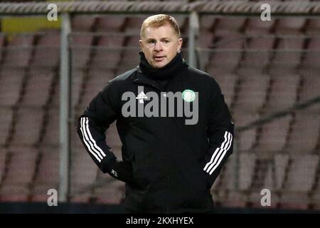 Neil Lennon coach of FC Celtic during the UEFA Europa League play-off ...