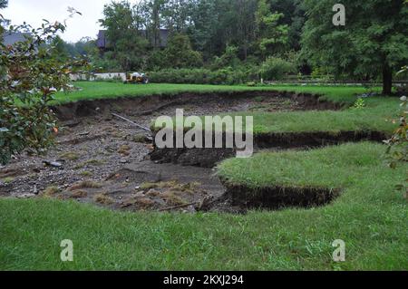 Damaged Properties From Hurricane Irene. New York Hurricane Irene ...