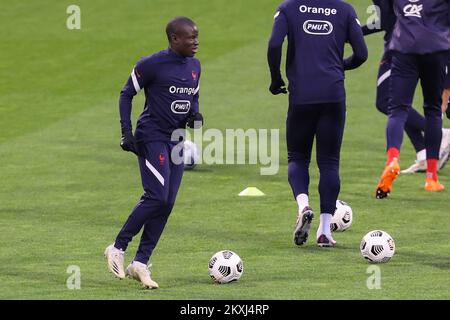 N'golo KANTE of France during the training session at University of ...