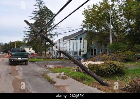 Damaged Properties From Hurricane Irene. New York Hurricane Irene ...