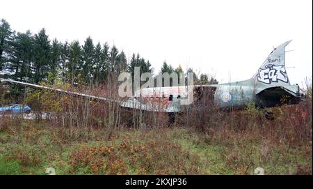 the abandoned underground Zeljava air base in Croatia Stock Photo - Alamy