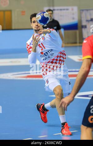 Ivan Martinovic (Croatia). EHF Euro 2022. Main Round Stock Photo - Alamy