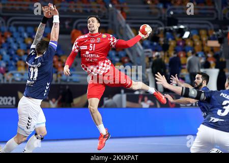 CAIRO, EGYPT - JANUARY 23: Ivan Martinovic of Croatia during the 27th ...