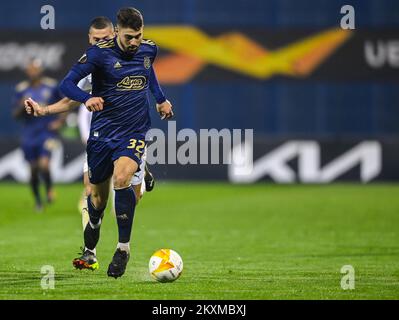 ZAGREB, CROATIA - FEBRUARY 25: Josko Gvardiol during the UEFA Europa ...