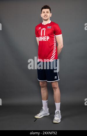 Volleyball player of the Croatian senior volleyball team Ivan Raic in ...