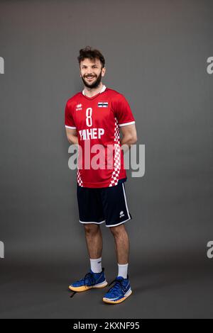 Volleyball player of the Croatian senior volleyball team Ivan Raic in ...