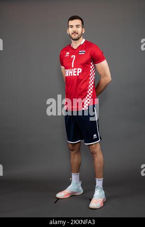 Volleyball player of the Croatian senior volleyball team Ivan Raic in ...