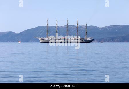 Star Clipper's Square Rigged ship "Royal Clipper" under full sail off ...
