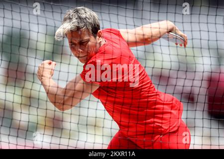 TOKYO, JAPAN - JULY 31: Dragana Tomasevic of Team Serbia competes in ...