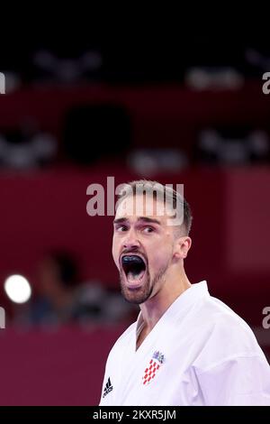 Ivan Kvesic of Team Croatia and Tareh Hamedi of Team Saudi Arabia ...