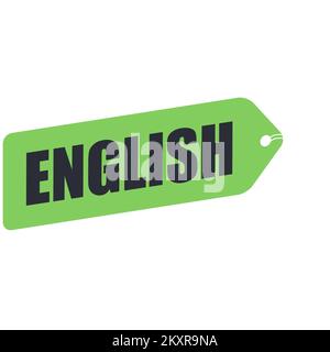English title. Banner with language chose Stock Vector Image & Art - Alamy