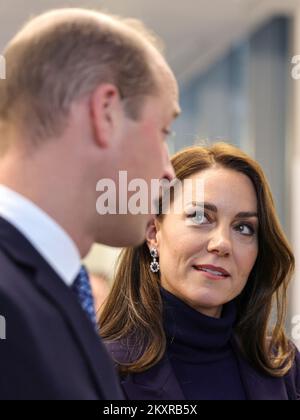 The Prince and Princess of Wales arrive at Logan International Airport ...