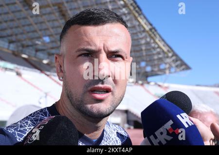 Footballer Danijel Subasic is seen at the Poljud stadium. Legendary ...