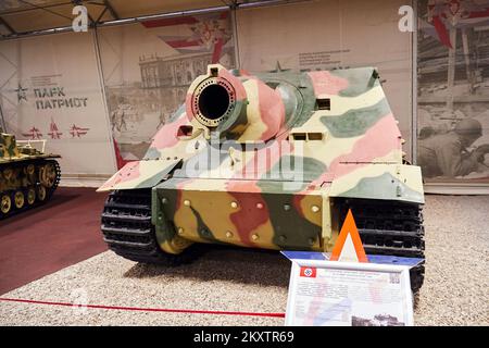 View of German assault gun sturmtiger built on Tiger I chassis Stock ...