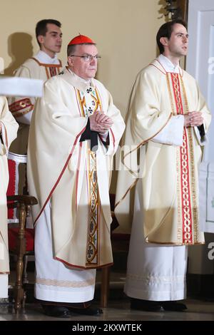 Cardinal Josip Bozanic led the Midnight Mass in the Parish of St ...