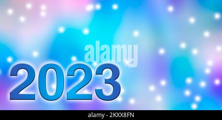 new year 2023 backdrop illustration Stock Photo - Alamy