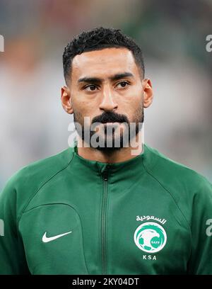 Saudi Arabia's Ali Al-Hassan during the FIFA World Cup Group C match at ...