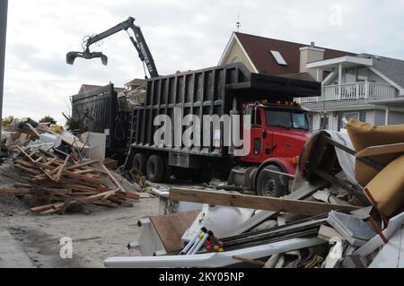 Storm Destroyed Possessions Now Debris. New York Hurricane Sandy ...