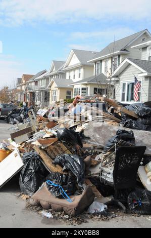 Storm Destroyed Possessions Now Debris. New York Hurricane Sandy ...