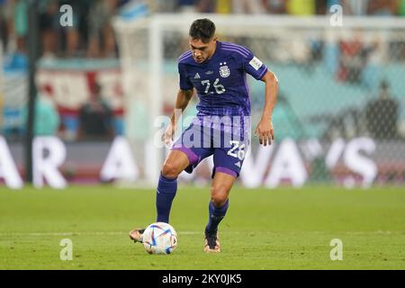 DOHA, QATAR - NOVEMBER 30: Nahuel Molina of Argentina during the Group ...