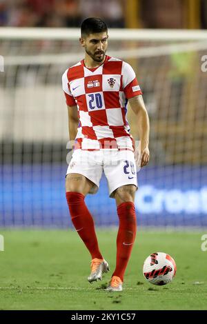 Martin Erlic during a Team Croatia training session at training centre ...