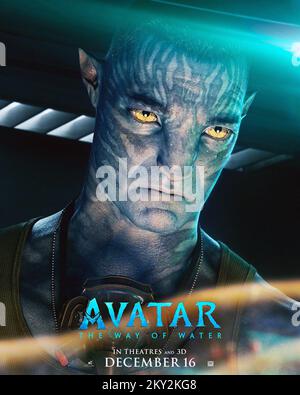 AVATAR: THE WAY OF WATER, (aka AVATAR 2), character poster, Tonowari ...