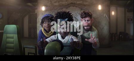 STRANGE WORLD, left: Searcher Clade (voice: Jake Gyllenhaal), 2022 ...