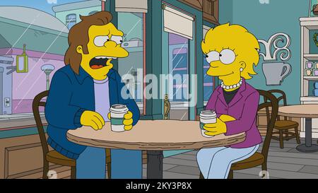 THE SIMPSONS, from left: Nelson Muntz (voice: Nancy Cartwright), Lisa ...