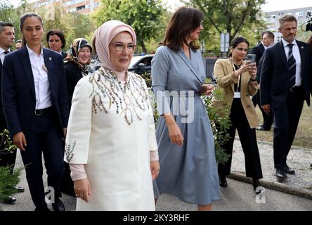 The First Lady of the Republic of Croatia, Sanja Music Milanovic, and ...