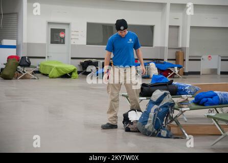 FEMA Corp and Americorp move into a new shelter. Colorado Severe Storms ...