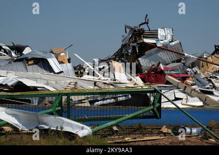 Destroyed Factory. Mississippi Severe Storms, Tornadoes, and Flooding ...