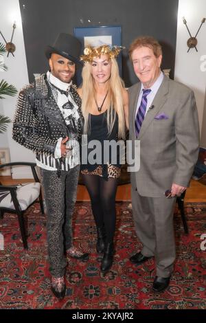 Mickey Burns attend Popstar Aaron Paul on the Profiles with Mickey ...