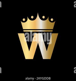 Letter U Charity Crown Logo Design With Unit Symbol Vector Template ...