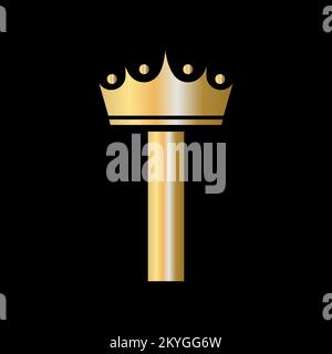 Letter Y Charity Crown Logo Design With Unit Symbol Vector Template ...