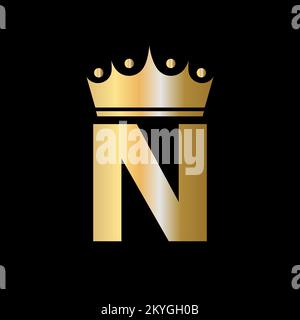Letter U Charity Crown Logo Design With Unit Symbol Vector Template ...