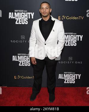 Peter Laboy arrives at the ALMIGHTY ZEUS Premiere held at the AMC ...