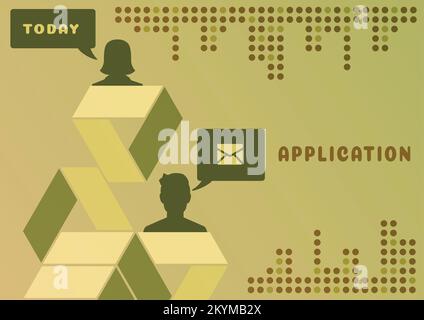 Inspiration showing sign Application. Business idea an order for ...