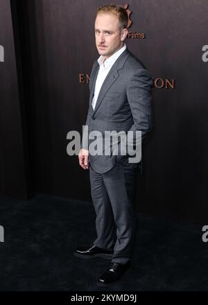 Ben Foster arrives at the premiere of "Emancipation," Wednesday, Nov ...