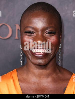 Jessica Nabongo arrives at the premiere of "Emancipation," Wednesday ...