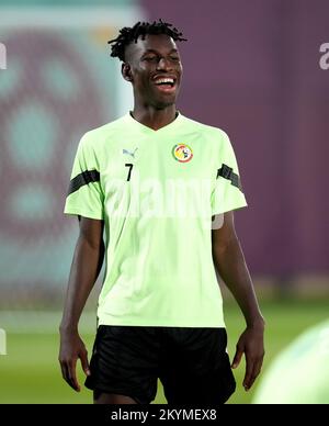 Senegal's Nicolas Jackson during a training session at The City Ground ...
