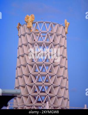PABELLON DE SUIZA - DETALLE - FOTO AÑOS 00. Location: EXPO-92. Sevilla ...