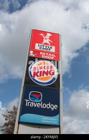 Travelodge & Little Chef, Sourton Cross, Okehampton, EX20 4LY Stock ...