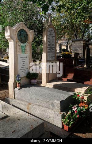 Tomb of Stendhal (with an homage from his beloved Milan)- Montmartre ...