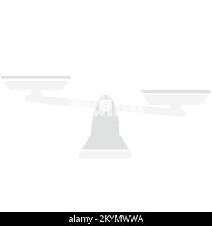 justice scale isolated icon Stock Vector Image & Art - Alamy